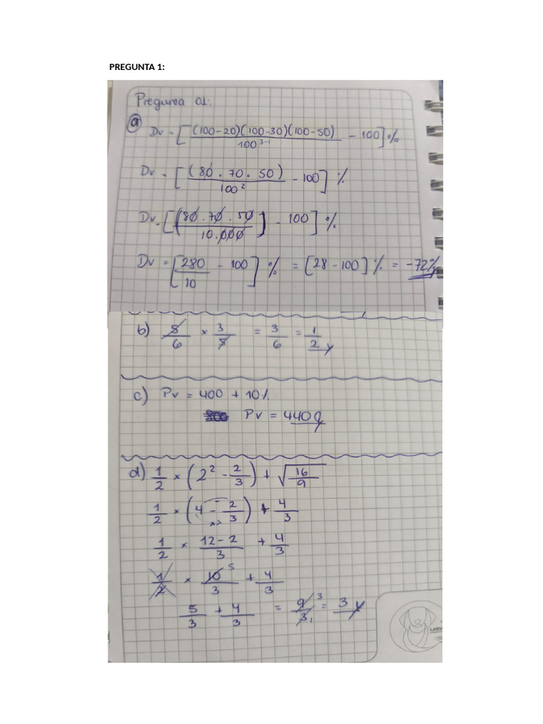 Examen de Mate | PDF