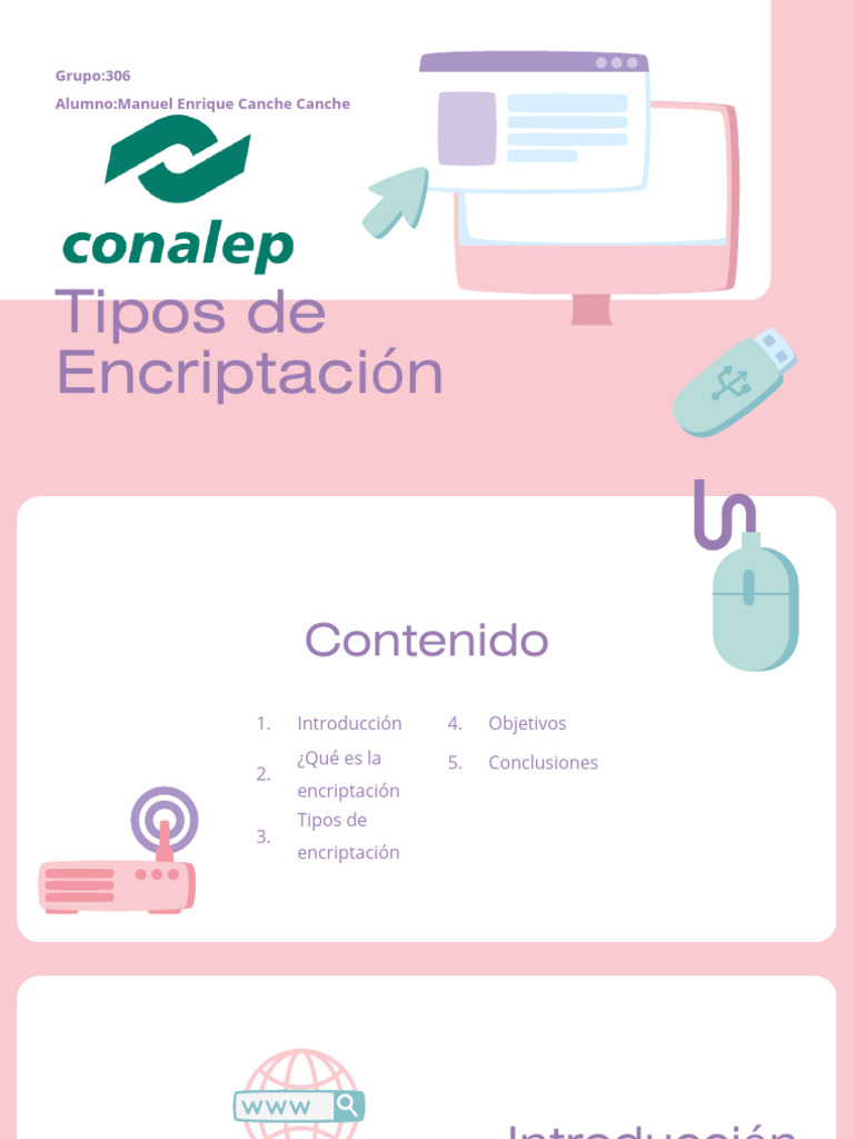 Tipos de Encriptación | PDF | Cifrado | Clave (criptografía)
