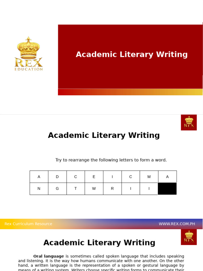 3 Academic+Literary+Writing | PDF | Plural | Grammatical Number