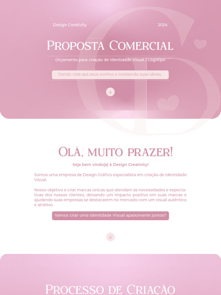 Proposta Comercial 2024 Pdf Logotipos Tipografia
