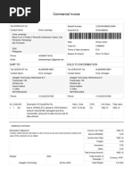 Non-Commercial Invoice Template Cable | PDF