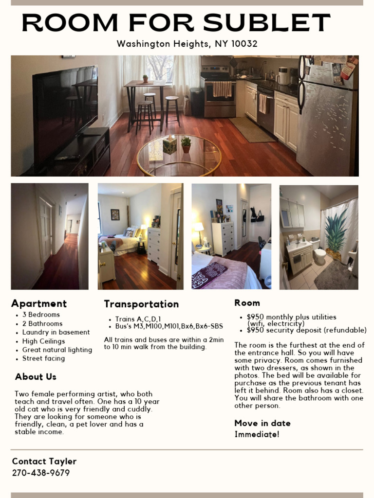 Roommate Ad | PDF