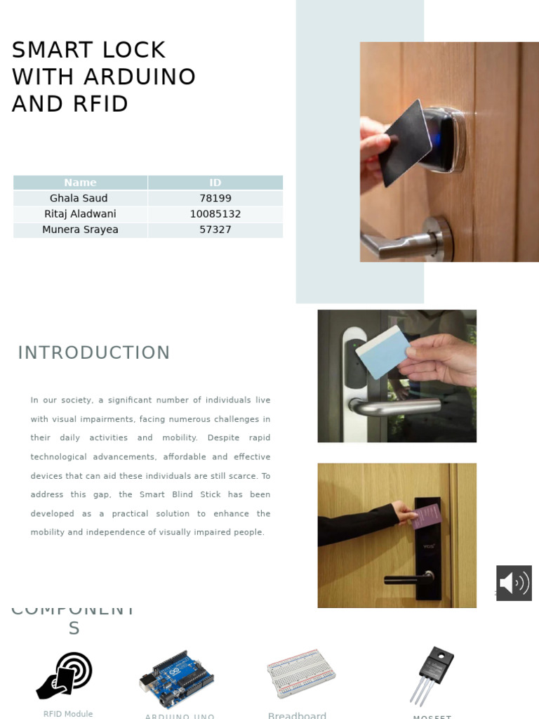 Smart Lock With Arduino and RFID 3 | PDF | Electronics | Computer ...