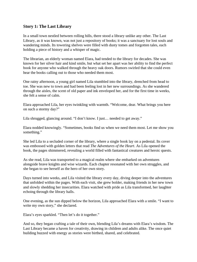 Lila's Journey to Write Her Story | PDF