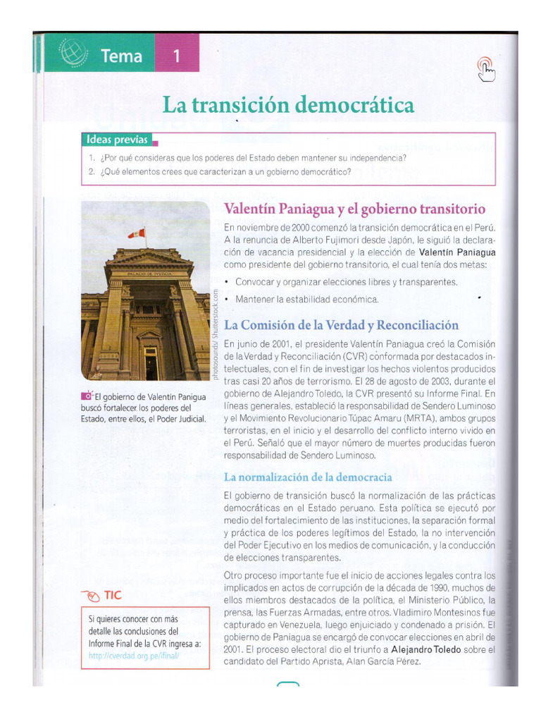Transición Democrática | PDF