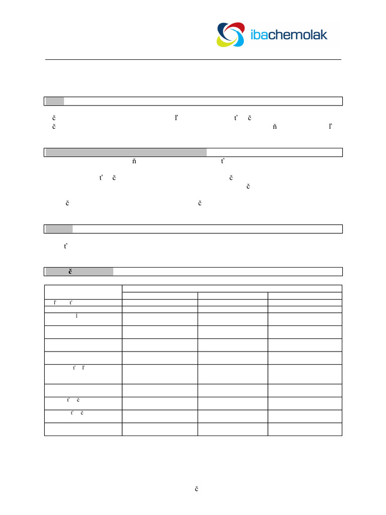 PE 58 Technicky List | PDF