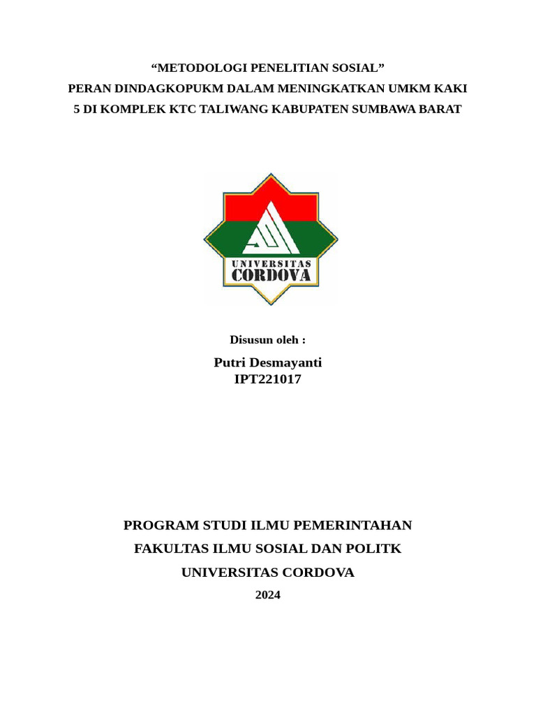 Proposal Putri | PDF
