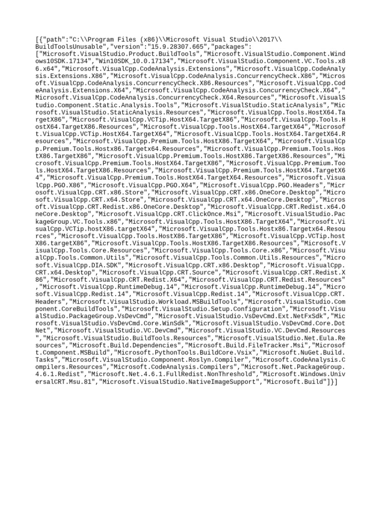 Vs 2017 Unusable | PDF | Computing | Computing Platforms Vs 2017 Unusable | PDF | Computing | Computing Platforms