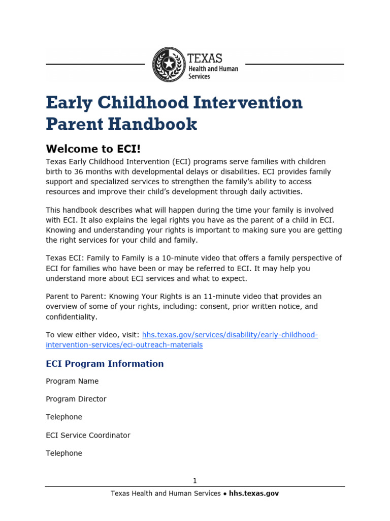 Eci Parent Handbook | PDF | Mediation | Complaint