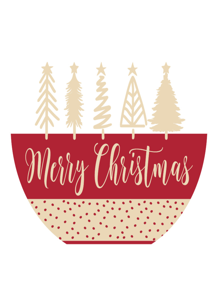 Merry Christmas Boho Minimal | PDF