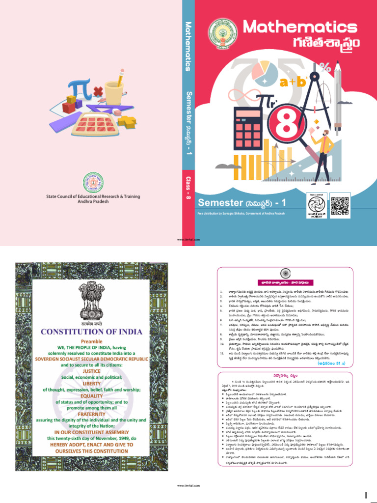 05-Class 8 Maths SEM-1 Textbook-2024 Tlm4all | PDF | Experience | Knowledge