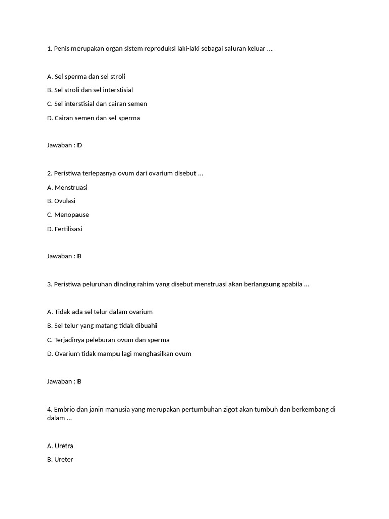 Bahan Soal Asas Ganjil Ipa Kelas 9 | PDF