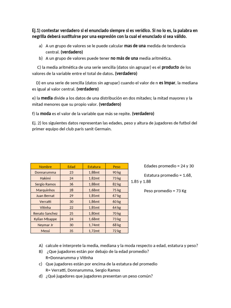 Practico 3 de Estadistica | PDF | América del Sur | Matemáticas