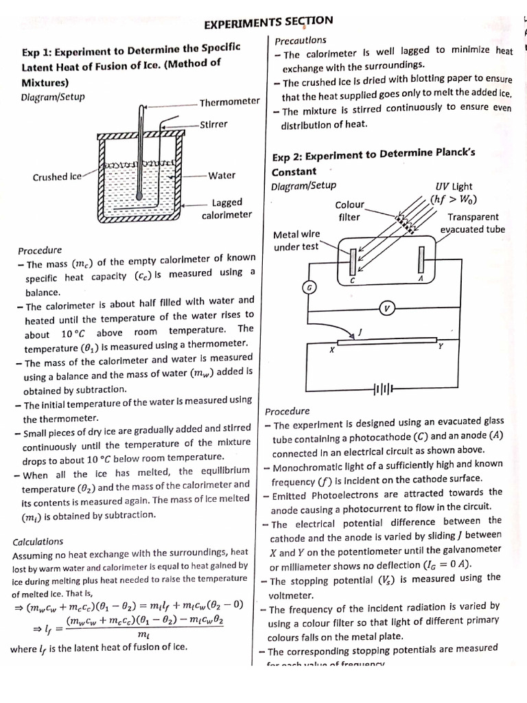 AL Experiments AFCOE ? Phy | PDF