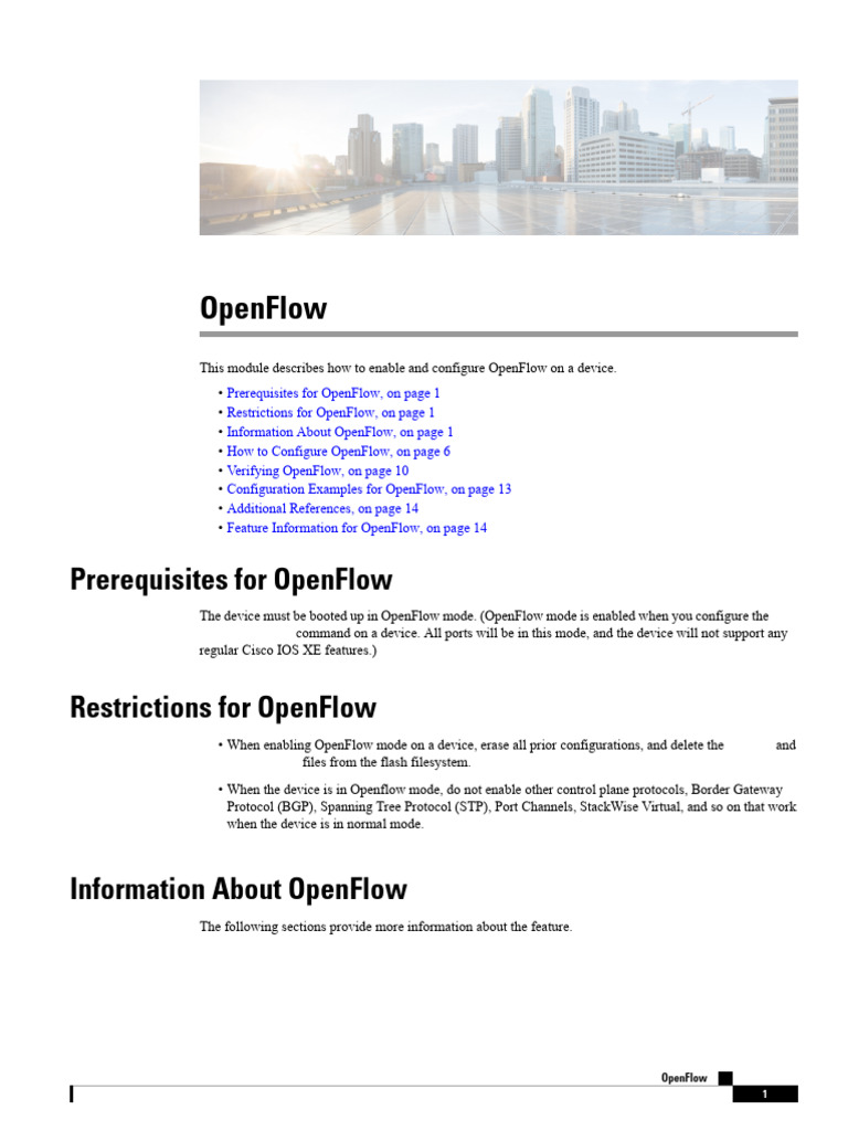 Open Flow | PDF | I Pv6 | Internet Protocol Suite