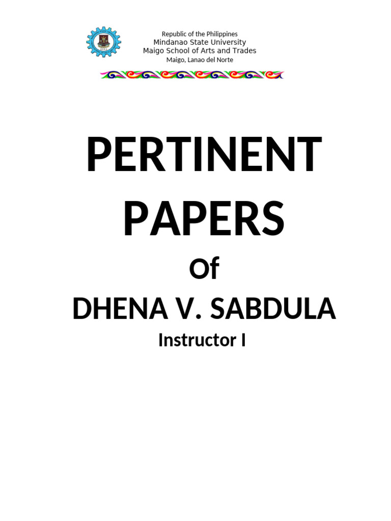Pertinent | PDF