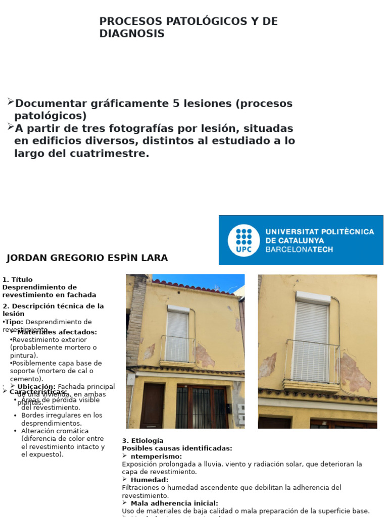 Patologia Lesiones | PDF | Humedad | Condensación