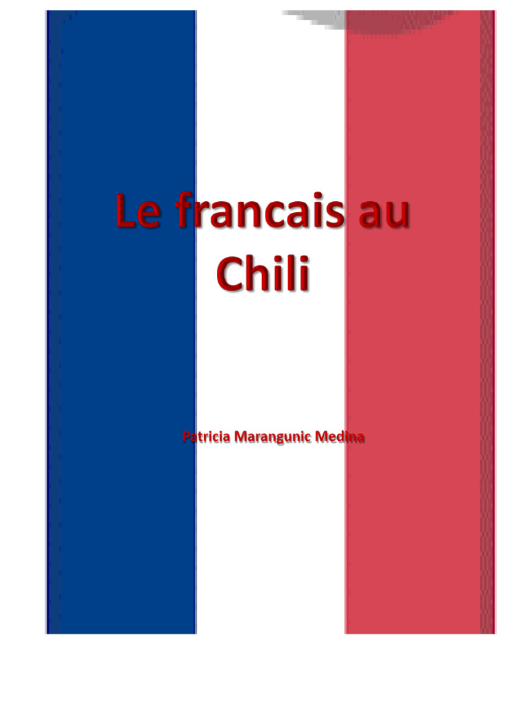 Le Francais Au Chili 1 PVM | PDF | Idioma francés | Chile