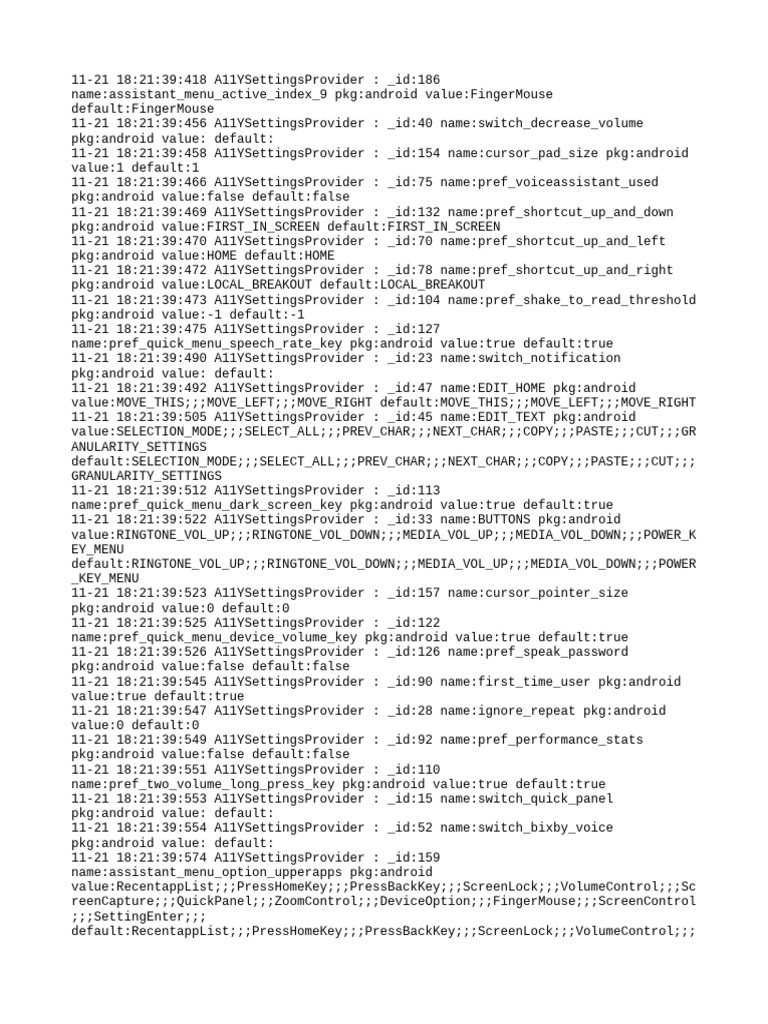 A11yprovider Log | PDF | Google | Software