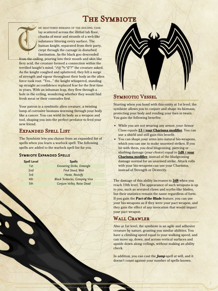 The Symbiote | PDF
