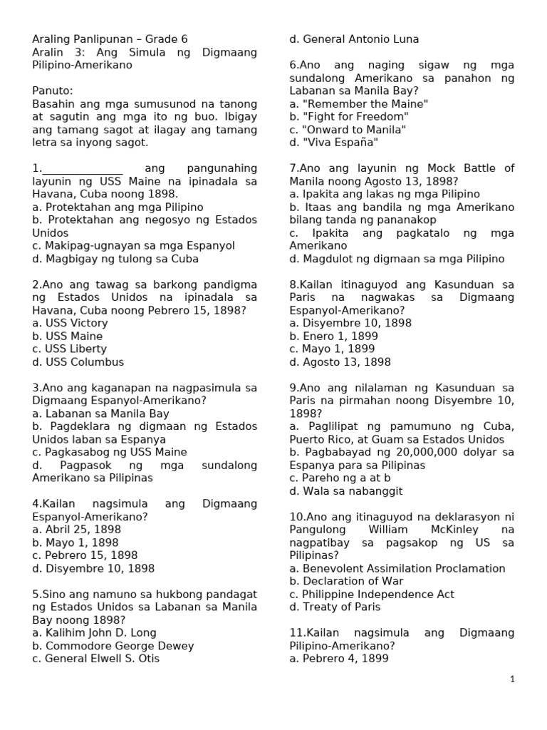 2nd Quarterly Review Test | PDF