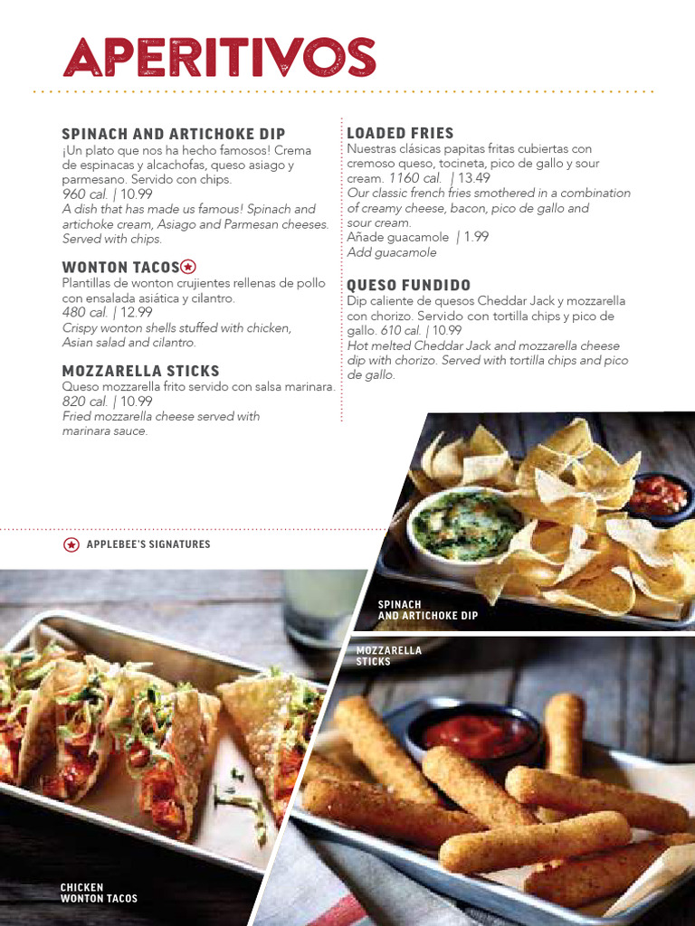 Applebees Menu - Compressed 6 | PDF