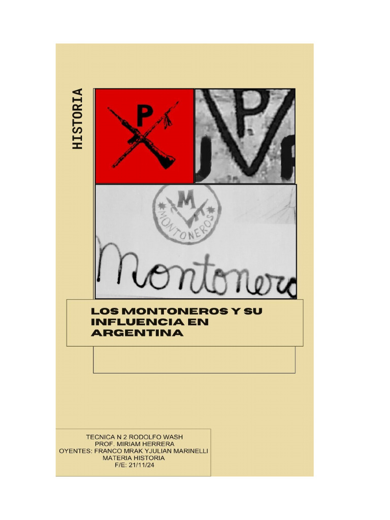 Montoneros: Guerrilla y Peronismo en 1970 | PDF | Argentina