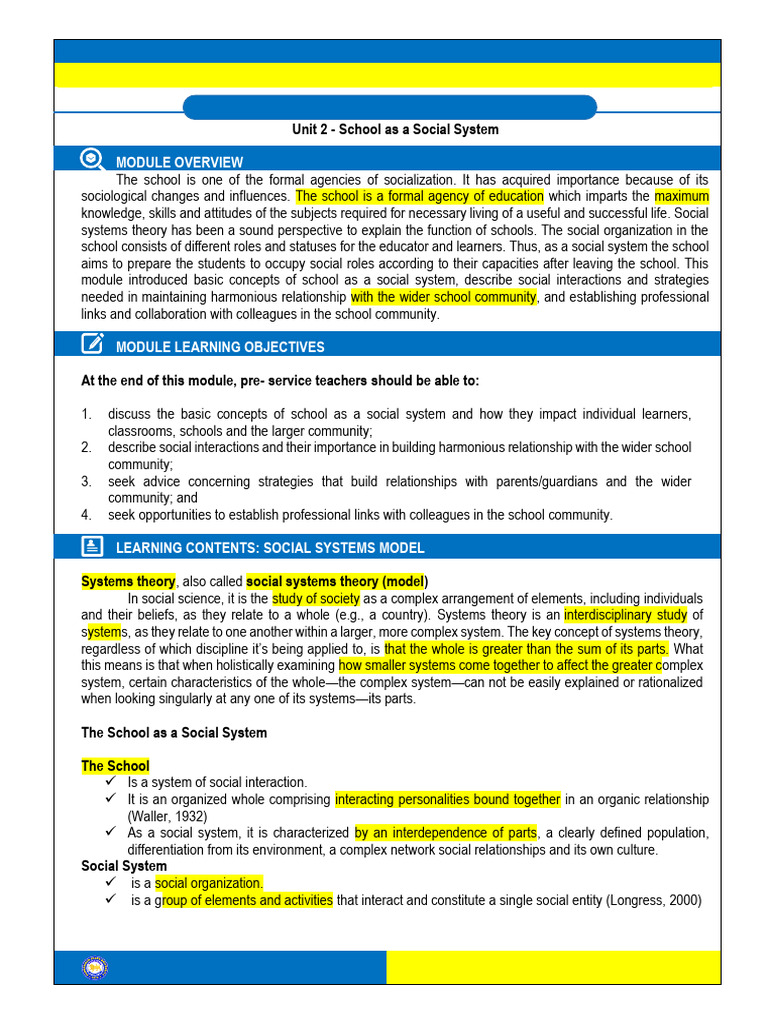 Prof Ed 104 Sg 2 1 PDF f | PDF | System | Learning