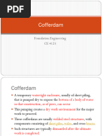 Cofferdam Construction Methods Overview | PDF