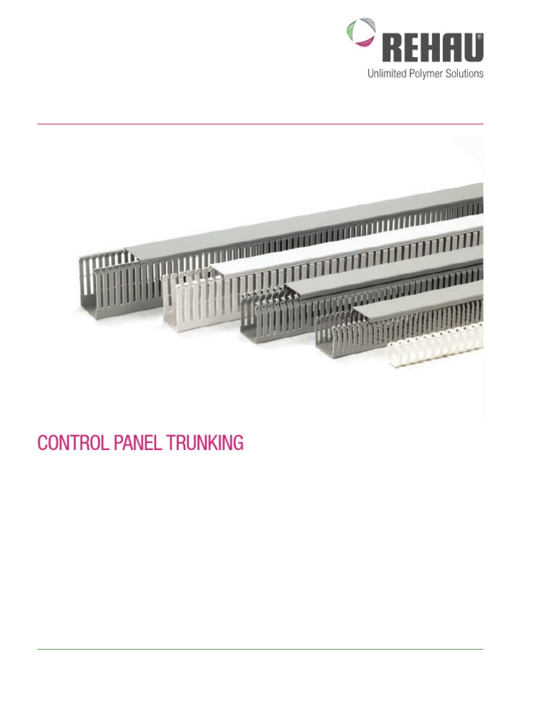 Control Panel Trunking Overview | PDF | Electrical Wiring | Electrical ...