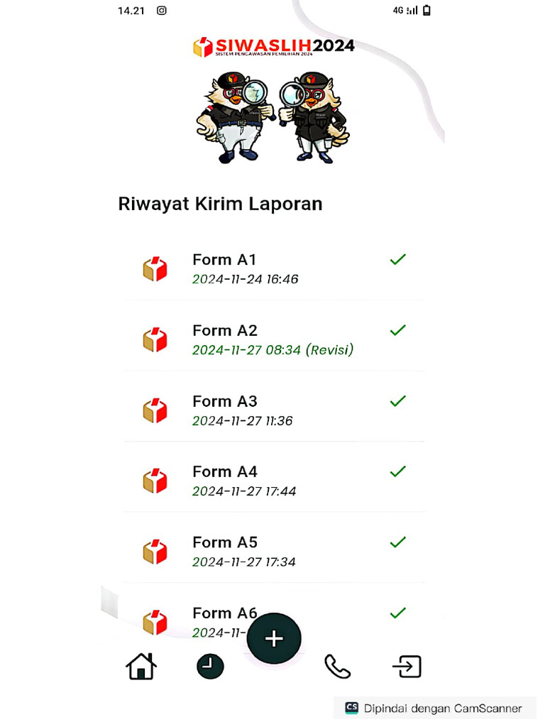 Riwayat Kirim Siwaslih TPS 06 | PDF