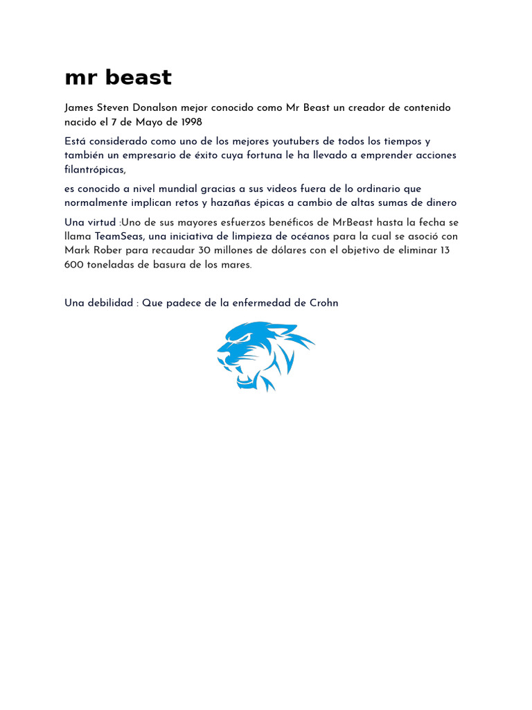 MR Beast | PDF