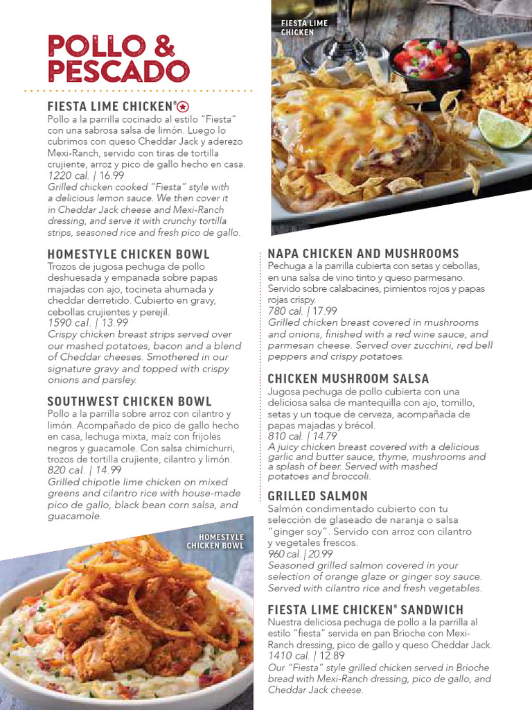 Applebees-Menu Compressed Compressed-13 | PDF | Cocina | Cocina occidental