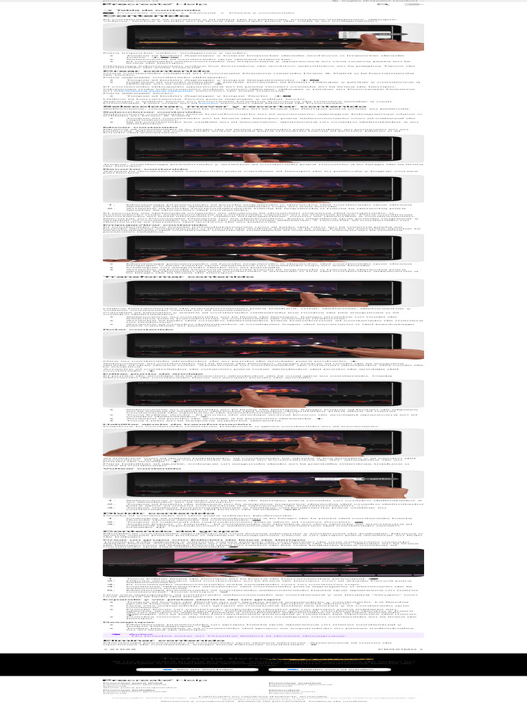 Contenido - Manual de Procreate Dreams 10 | PDF | Youtube