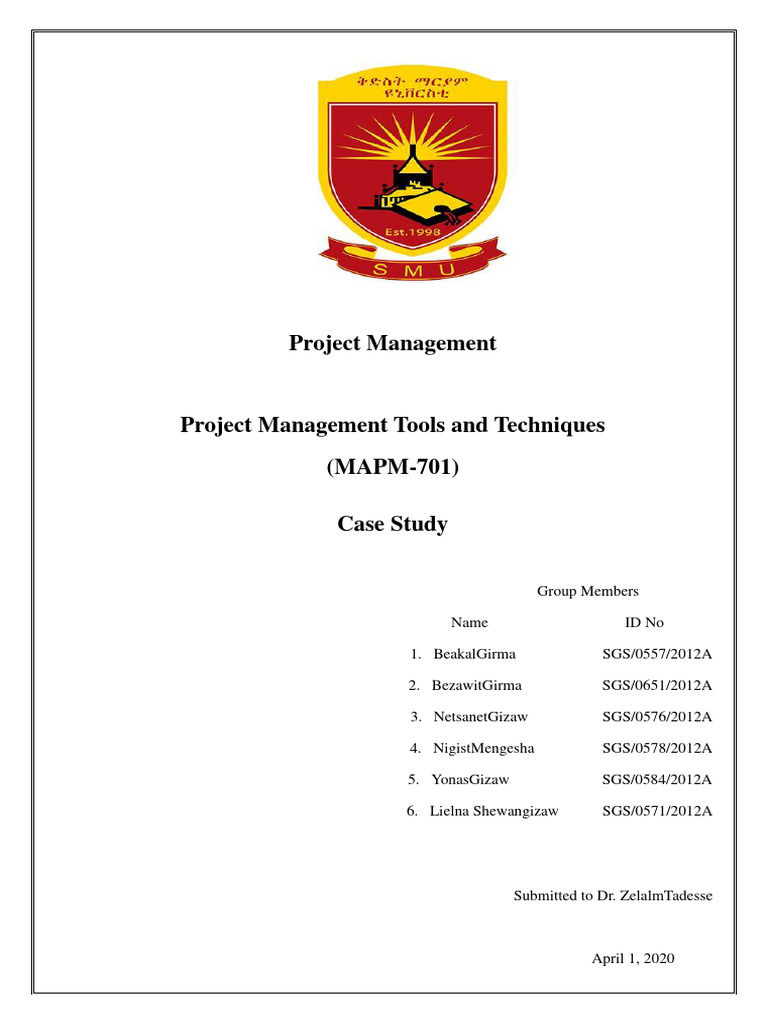 Project Management Techniques Case Study | PDF | Project Management