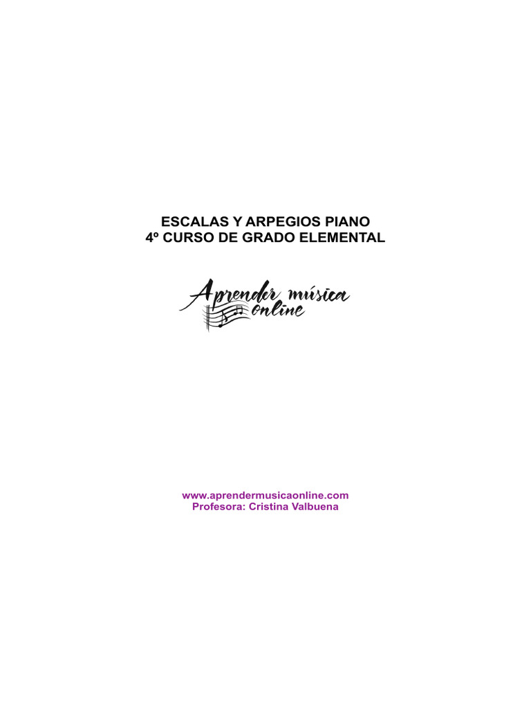 Escalas y Arpegios 3t | PDF