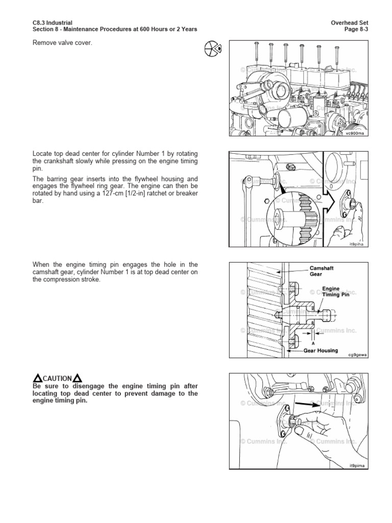 HX340 SL HCEC HM8.3 Calibracion de Valvulas | PDF