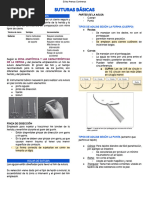Suturas Ligaduras y Nudos | PDF | Sutura Quirúrgica | Cicatrización de la herida