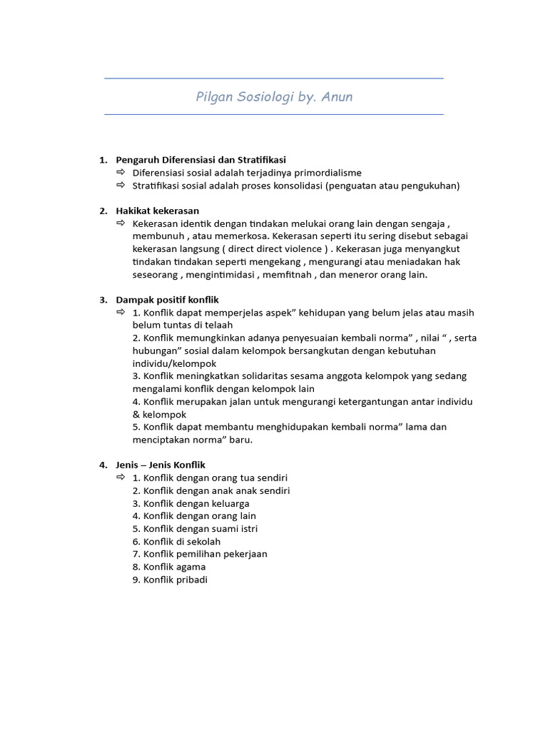 Pilgan Sosio Anun | PDF