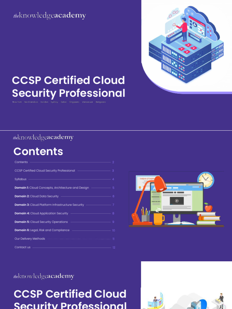 CCSP Certified Cloud Security Professional PDF | PDF | Cloud Computing | Computer Security