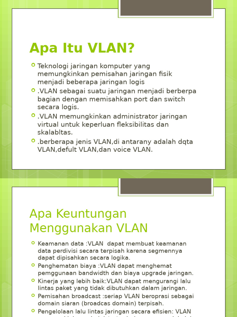 Presentasi VLAN Hania Vina Inayah | PDF