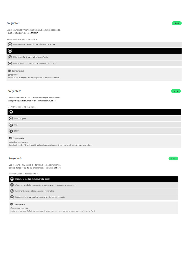 Cuestionario Semana 3 | PDF