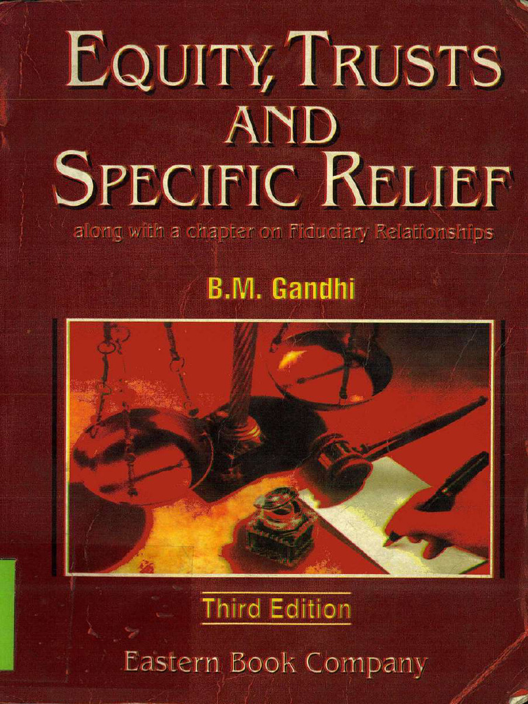 BM Gandhi Trust and Equity | PDF | Mortgage Law | Equity (Law)