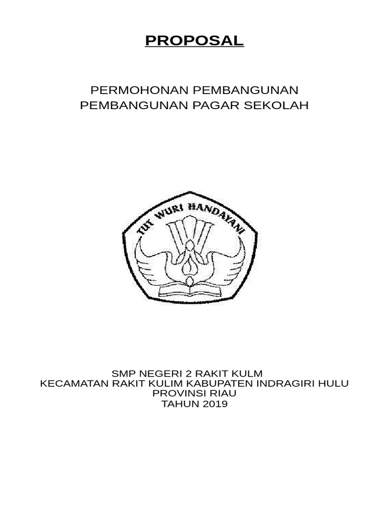 Proposal Pagar Sekolah | PDF