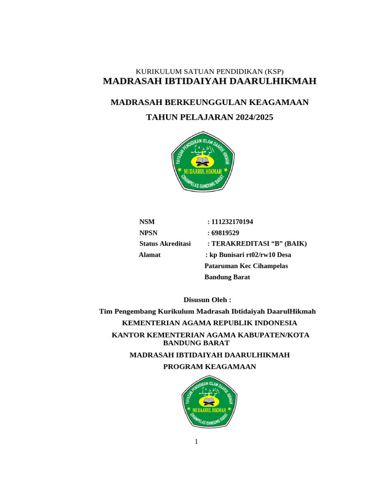 Contoh Kom 2024 Mi (3) Yang Benar | PDF