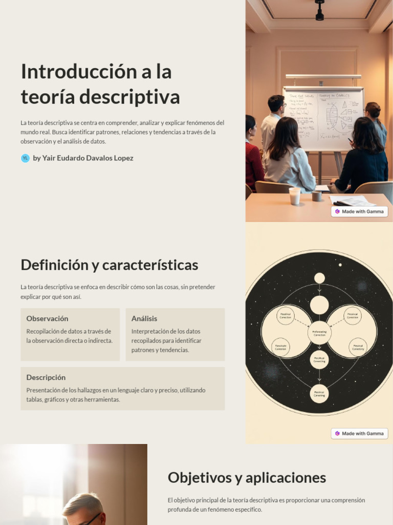 Introduccion A La Teoria Descriptiva 240924 122119 | PDF | Teoría ...