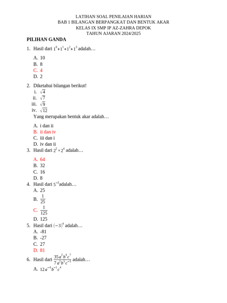 Latihan PH BAB 1 | PDF