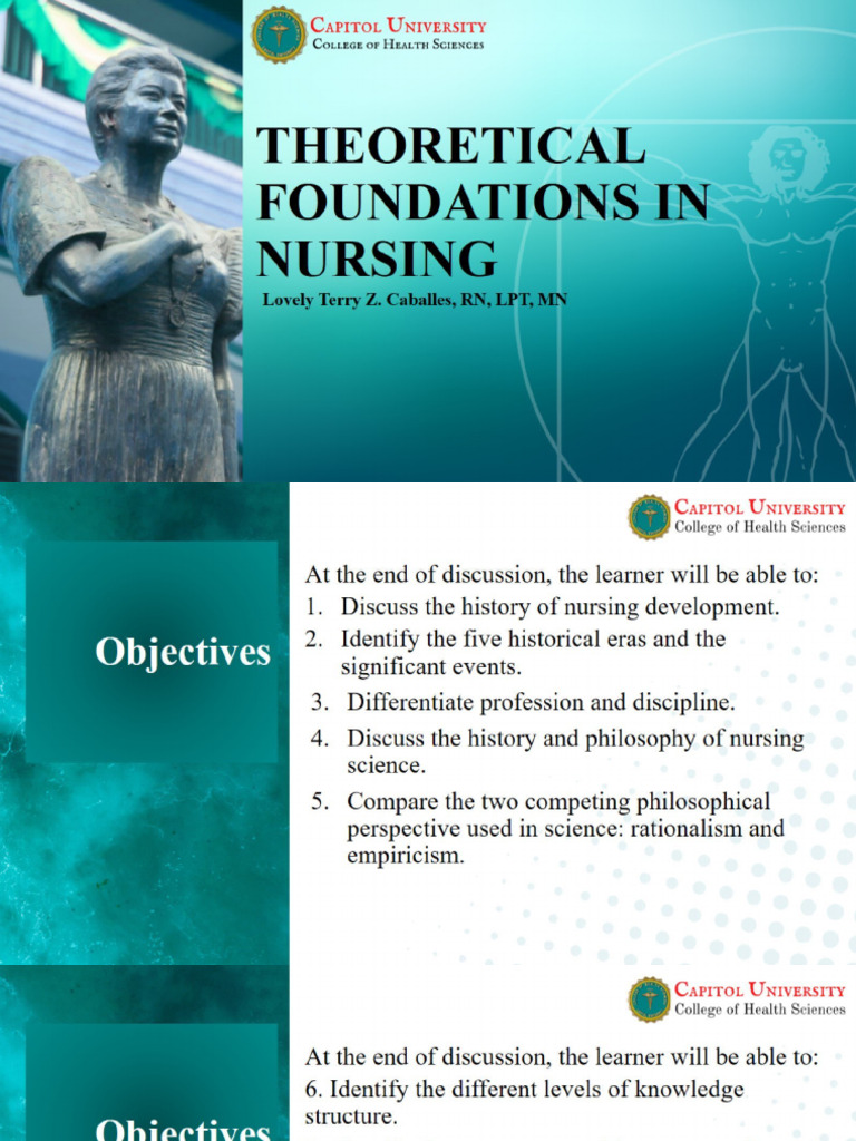 1 TFN Introduction and Evolution of Nursing Theory Student | PDF
