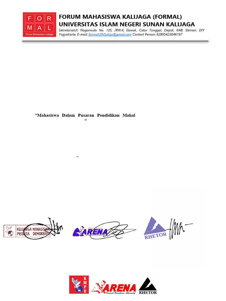 Undangan Diskusi Publik | PDF