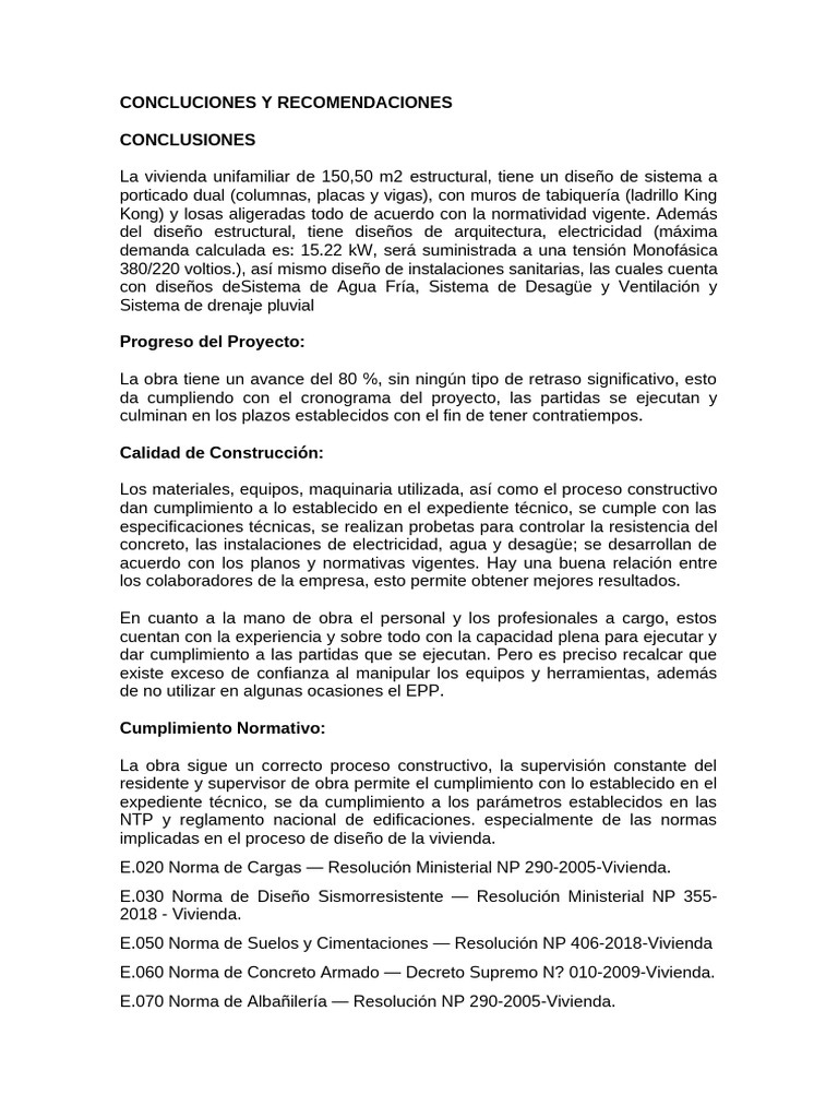 Concluciones y Recomendaciones | PDF | Residuos | Reciclaje Concluciones y Recomendaciones | PDF | Residuos | Reciclaje